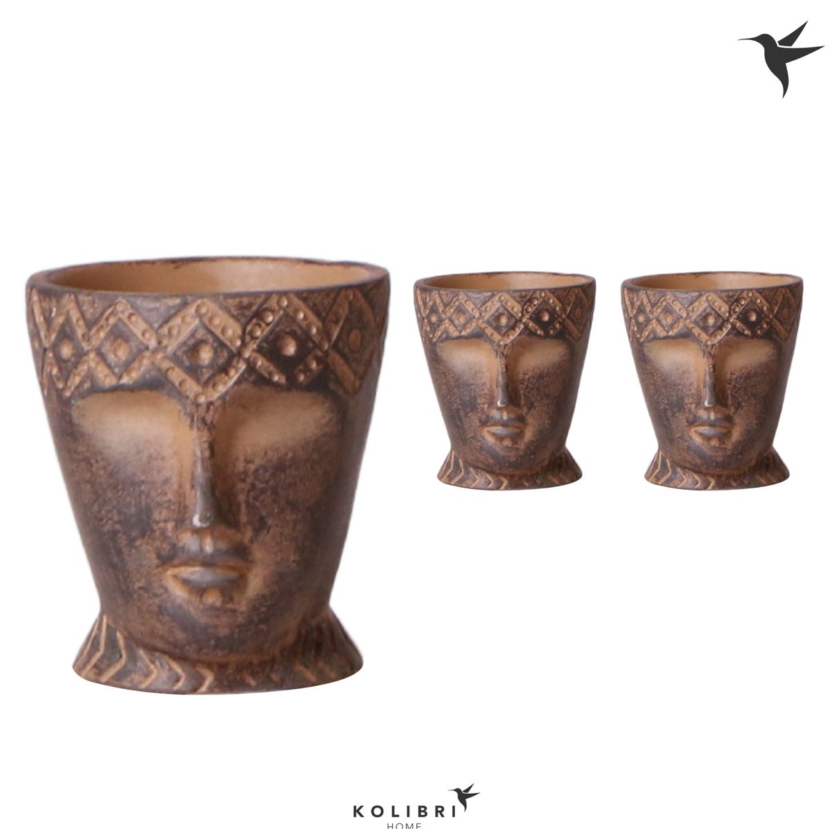 Pot KOLIBRI HOME TOTEM MASK — Plant Wholesale FlorAccess