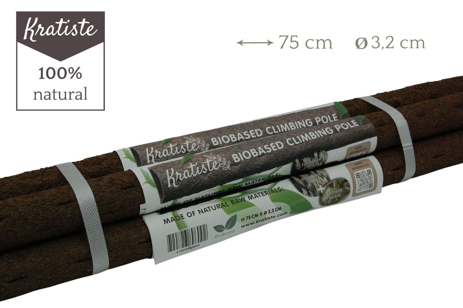Kratiste - Biodegradable pole — Plant Wholesale FlorAccess